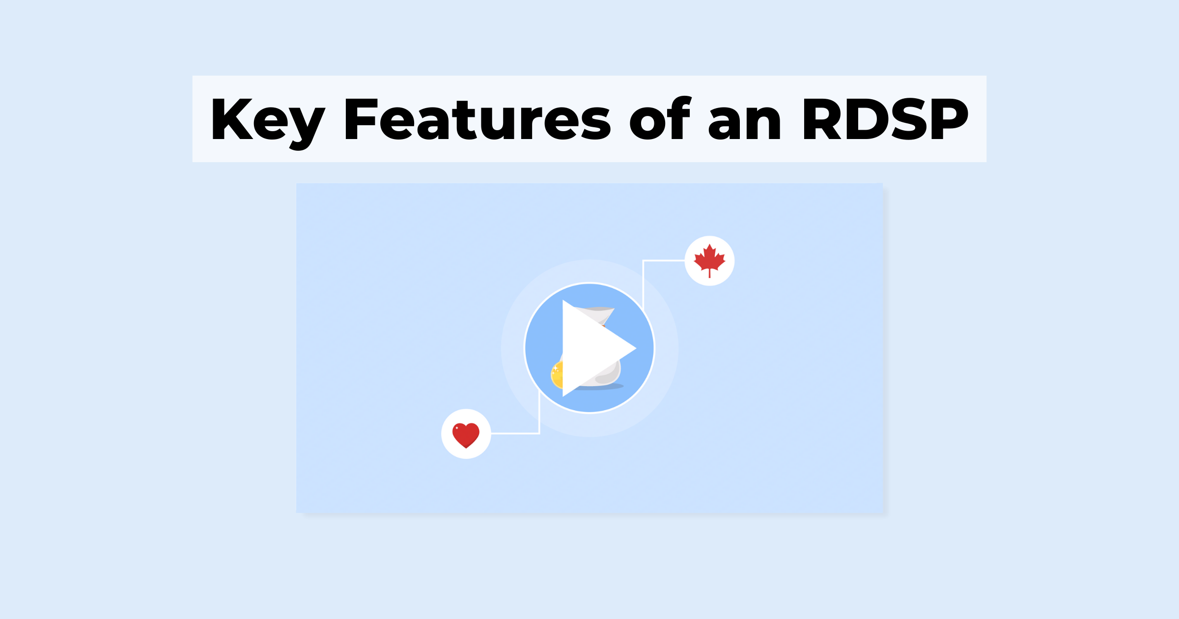 CU Financial Management | What are the key features of an RDSP?